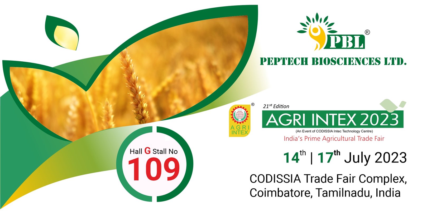Agri Intex 2023 - Peptech Biosciences Ltd.